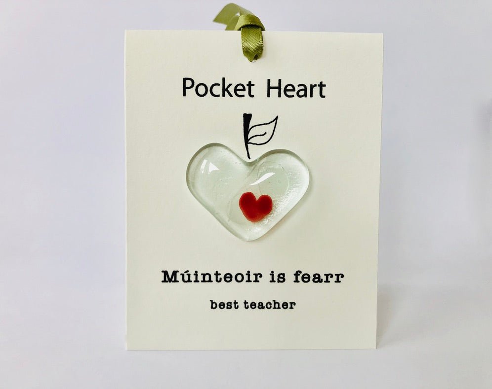 Muinteoir is fearr - best teacher – Pocket hearts